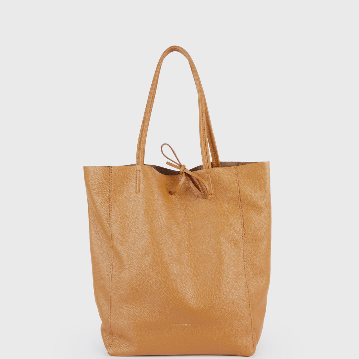 MAISON FANLI - Vertical Leather Tote Bag - Solid – niu shoes & more